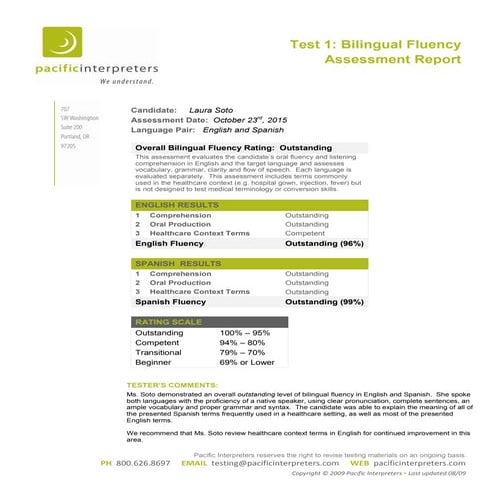 Laura_Soto_BFA_Spanish_Report_SpringInstitute | PDF