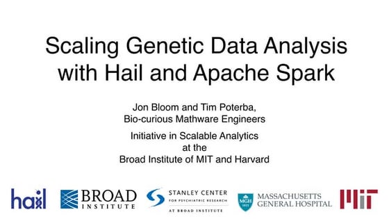 Accelerating Genomics SNPs Processing and Interpretation with Apache Spark | PPT