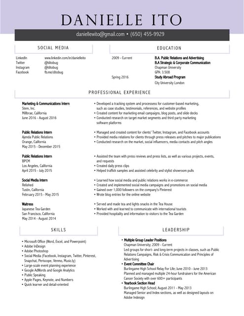 Resume katie rush | PDF | Technology & Computing