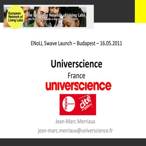 Universcience Presentation | PDF