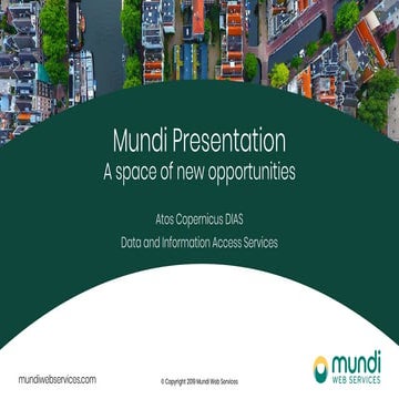 Mundi Presentation - A Space of New Opportunities | PPT