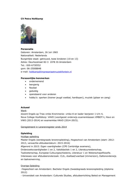 Curriculum vitae Carmen Popescu | DOCX