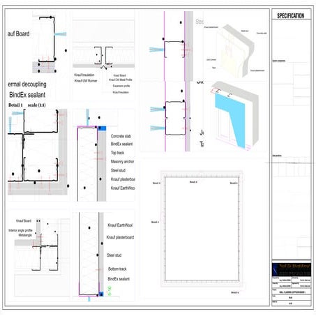 05-Working details-cladding-Gypsum B-by Prof Dr. Ehab Ezzat 2018 | PDF