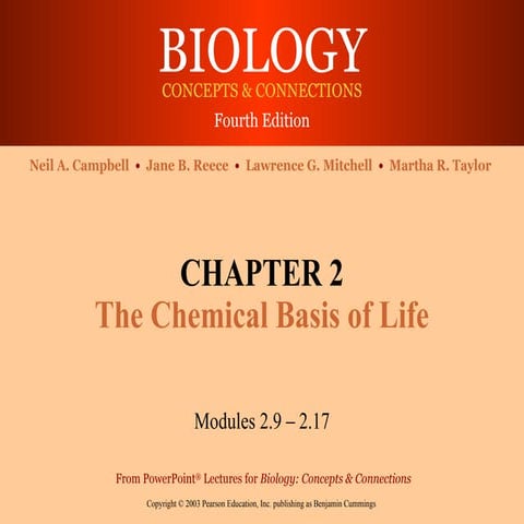 022 Chemical Basis of Life.ppt presentasi | PPT