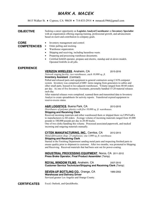 Aaron Goldenberg's most current Resume | PDF