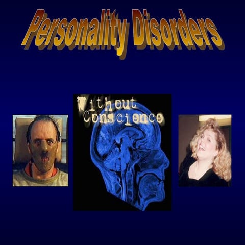 Personality Disorders PPT For Review and Students of Psychology | PPT