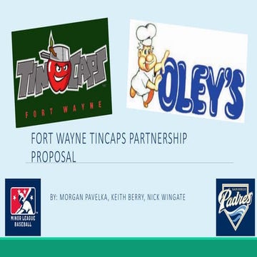 TinCaps partnership | PPT
