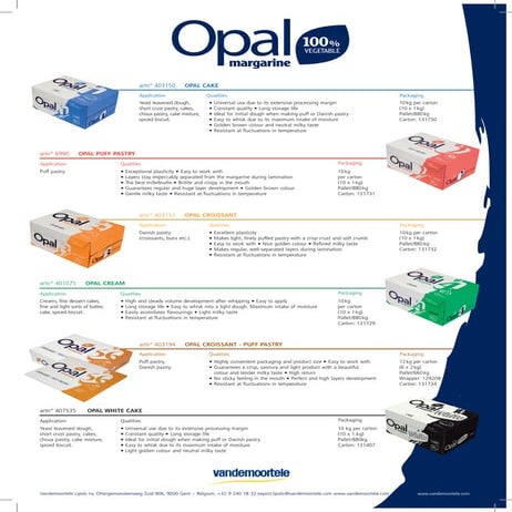 Opal full range - ENG | PDF
