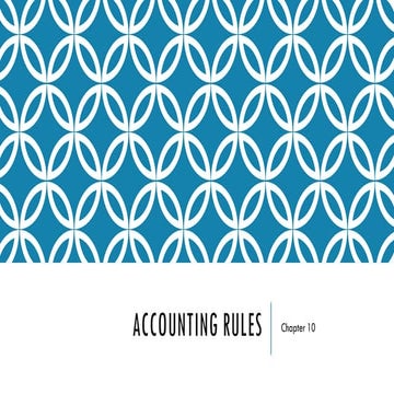 Igcse O level accounting chapter 10 - principles | PDF