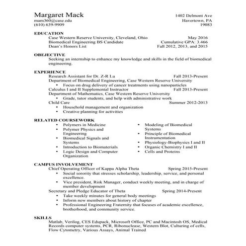 work resume | PDF