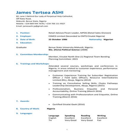 James Tertsea ASHI pdf | PDF