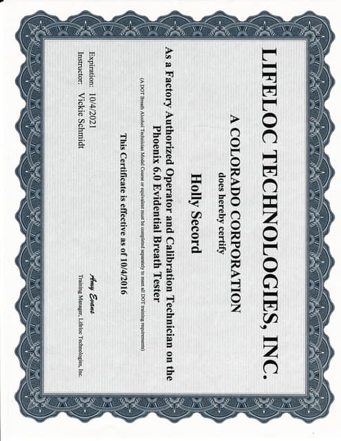 SPECIMEN CERTIFICATE | PDF