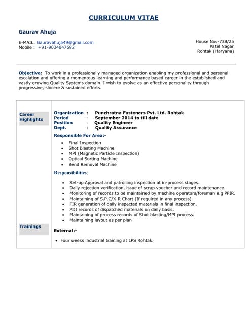 Carollo Resume | PDF