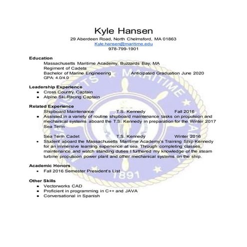 KyleHansenResume | DOCX