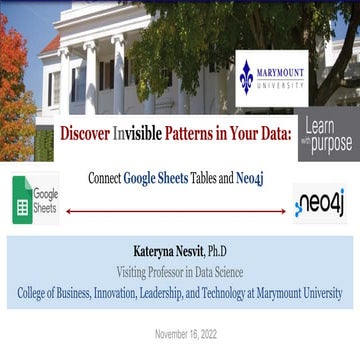 027 Discover Invisible Patterns in Your Data Connect Google Sheets ...