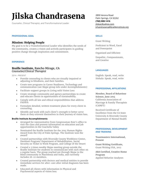 JBRESUME20167 | PDF | Physical Therapy | Wellness