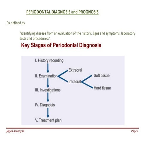 029.periodontal diagnosis and prognosis | PDF