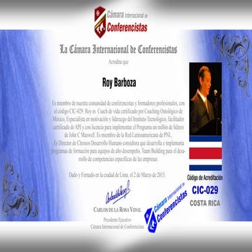 Alejandro Schnarch Kirberg - Miembro de la Cámara Internacional de ...