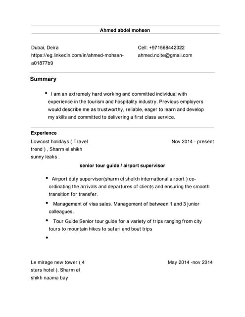 ISLAM CV | PDF