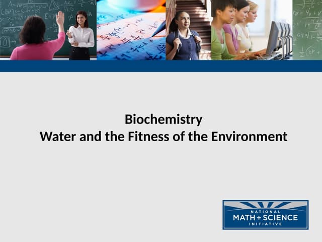 Biochem 1 water notes | PPTX