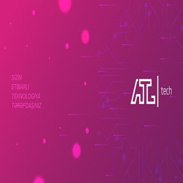 ATL Tech şirkət təqdimatı | PDF