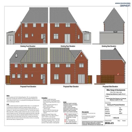 BR06 Existing and Proposed Elevation | PDF