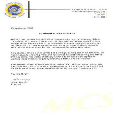 Year 12 Exit Statement | PDF