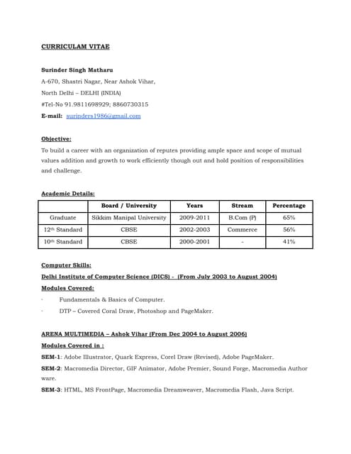Samir Jarrar CV | PDF