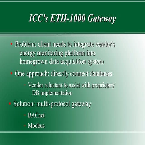ETH-1000_presentation | PDF | Databases | Computer Software and Applications