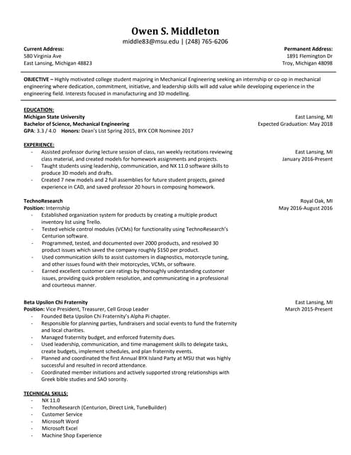 Ryan Jones Resume 2016 | DOC