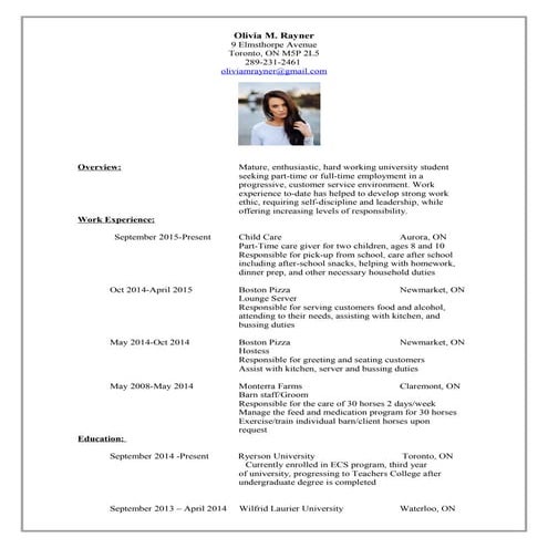 Olivia-Rayner-Resume-2016 | DOC