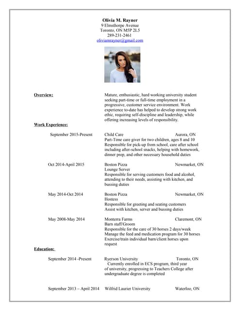 Curriculum Vitae Emma Allen | PDF