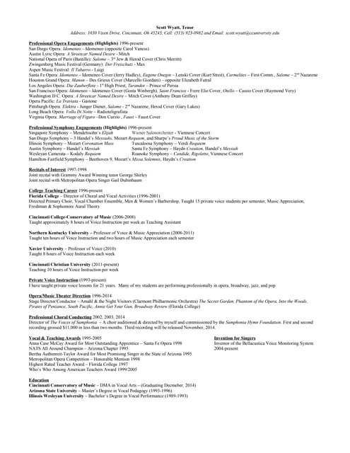 Amy Cofield Performance Resume 2017 | PDF