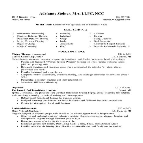 Allan Farrell Resume Final - Copy | PDF