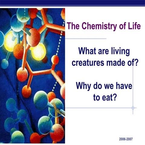 08 basic food chemistry | PPT