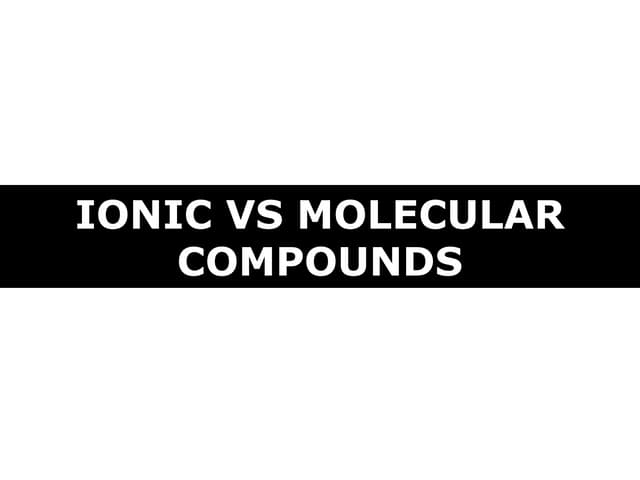 Molecular formula | PPT