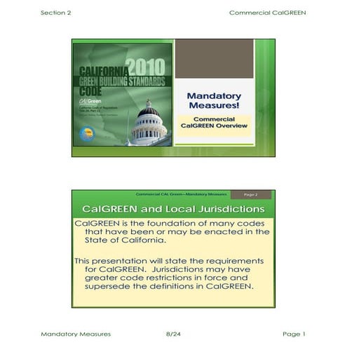 Commercial CalGreen - Mandatory Measures | PDF | Landscaping | Home ...