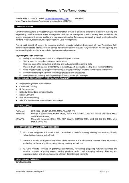 Sanjay_Sharma _resume_Telecom IMS LTE | PDF