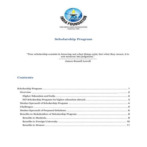 Scholarship Program | DOCX