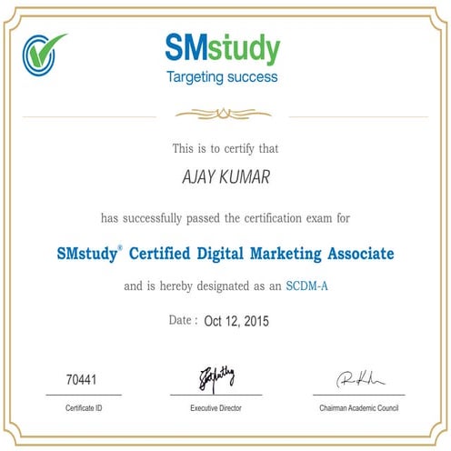 Digital Marketing Associate | PDF