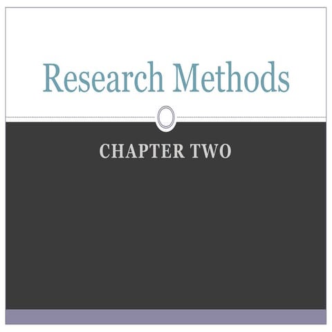 02 Chapter 2 Research Methods | PPTX