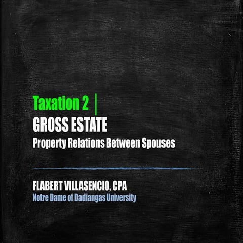 03 chapter 4 deductions from gross estate part 01 | PPT