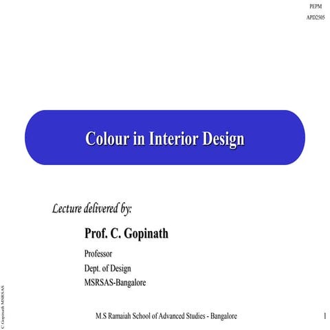 02 colour in interior design (ver.1) | PDF