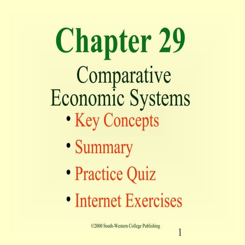 02 comparative economic systems | PPT