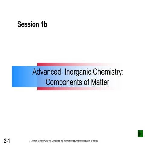 Components of Matter | PDF
