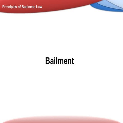 02 contracts of bailment | PPT