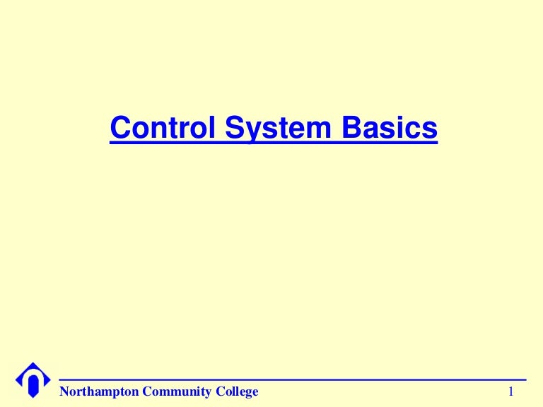 Control Systems Basics