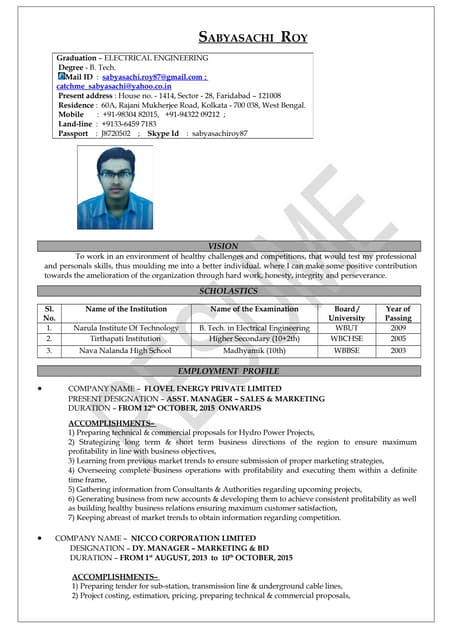 Brahma_CV_Pre_&_Post_Contracts_-_6 yrs_Exp | DOC | Civil Engineering Industry | Industries