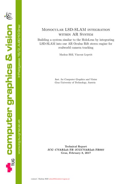 3D SLAM introcution& current status | PDF | 3-D Graphics | Computer Software and Applications