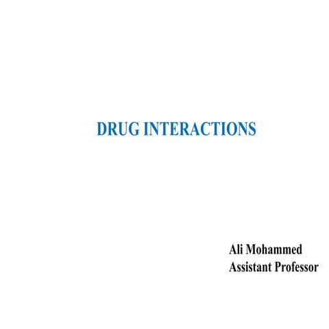 02 Drug interactions in pharmacology.ppt